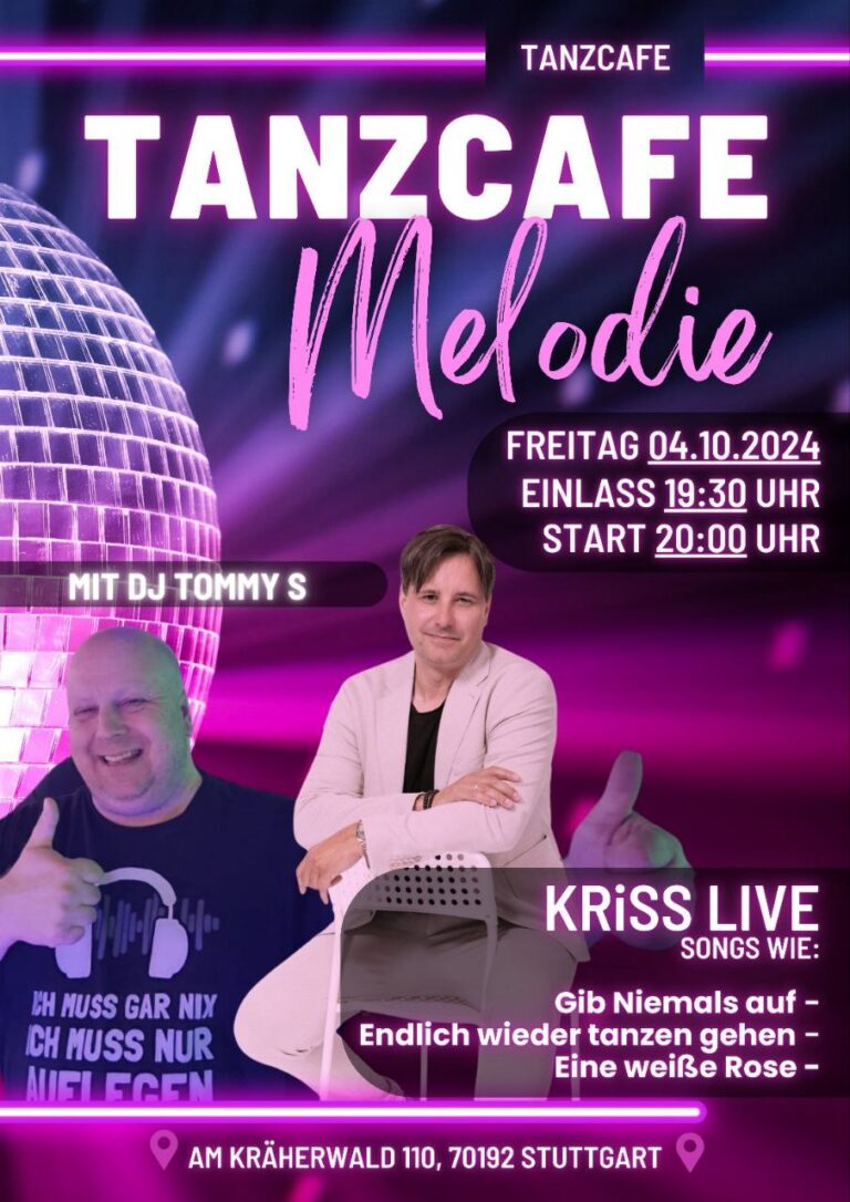 Tanzen in Stuttgart - Tanzcafe und Restaurant Melodie